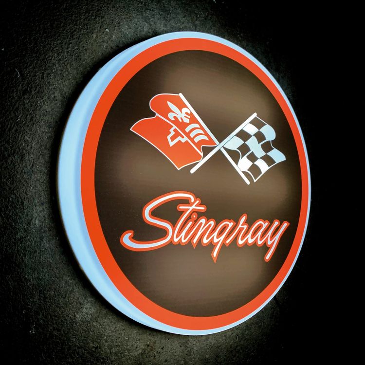 STINGRAY LED Leuchtreklame Vintage Style (Neu und originalverpackt) in ...