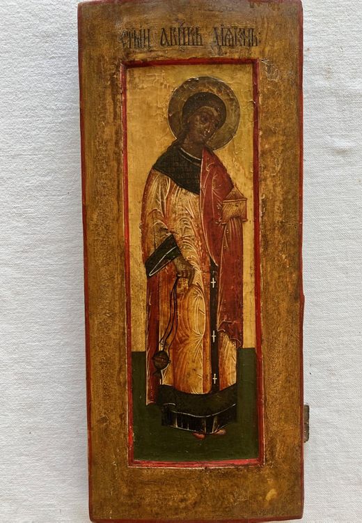 ANTIKE GROSSE RUSSISCHE IKONE DES HL. DIAKONS AWIW (Gebraucht) in Muri b. Bern für CHF 299 – mit ...
