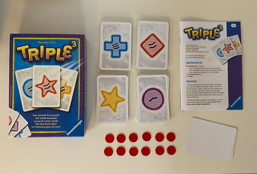Triple 3 - Spiel - Ravensburger - Kartenspiel | Kaufen auf Ricardo
