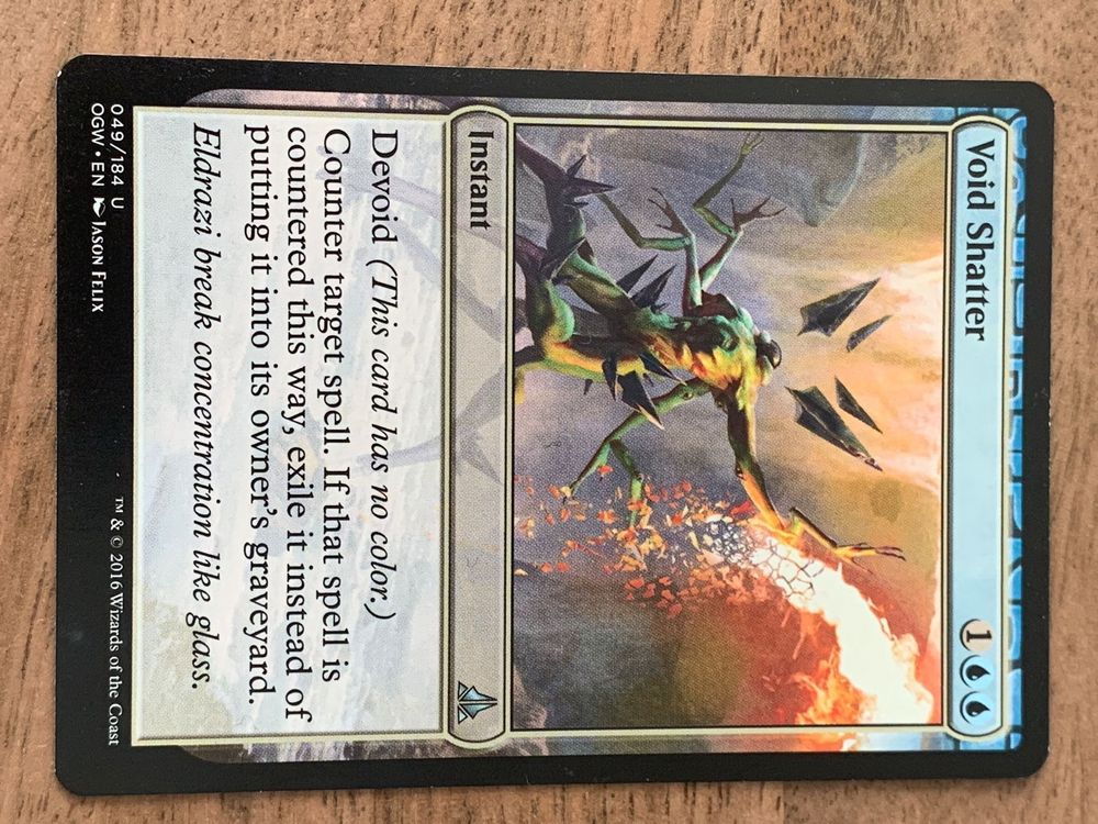 Void Shatter (Gebraucht) in Hinterkappelen für CHF 0.25 – mit Lieferung auf Ricardo kaufen