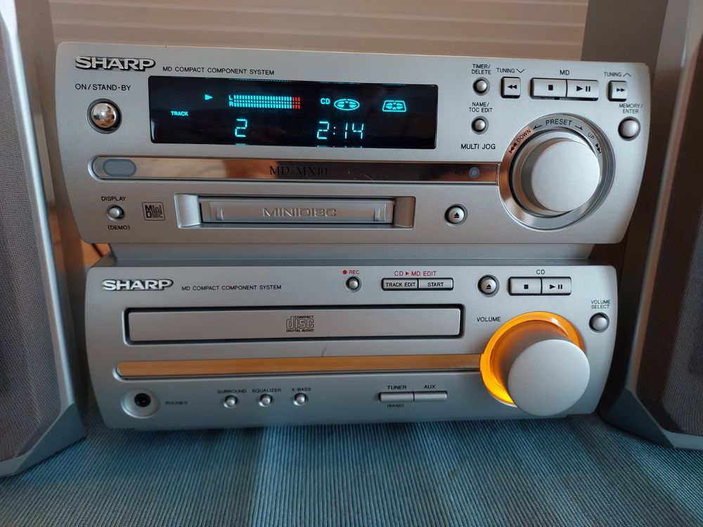 Sharp MD MX10H Stereoanlage, Minidisk, CD, Radio (Gebraucht) in für CHF ...
