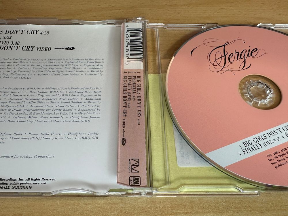 Fergie – Big Girls Don't Cry - Maxi Single CD (Gebraucht) in Rikon im ...
