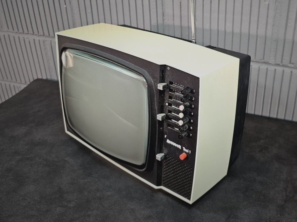 1972 TV Autovox Tesi 1 Italy Portable Röhrenfernseher defekt (Defekt ...