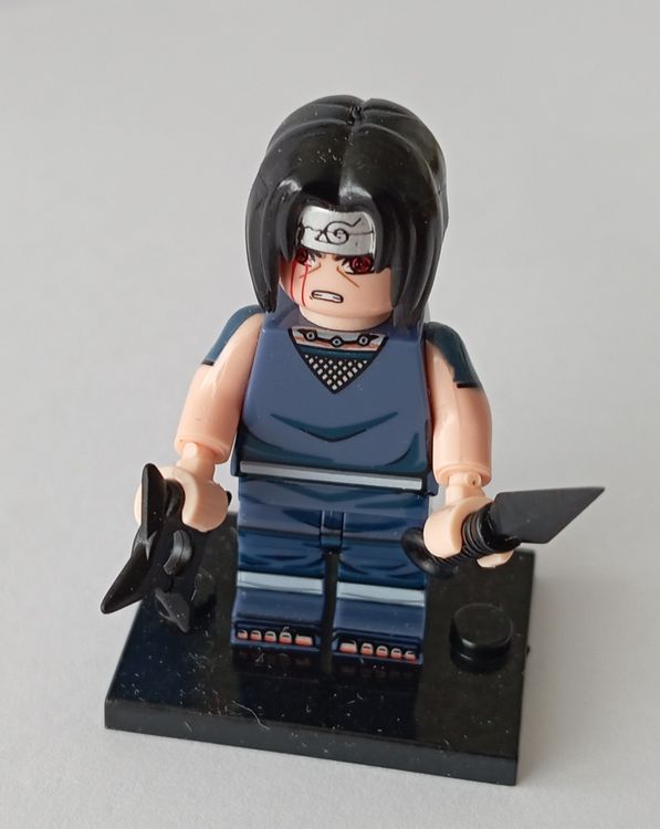 Naruto Mini-Steckfigur Sasuke Uchiha, Lego-Komp., 4,5 cm (Neu und ...