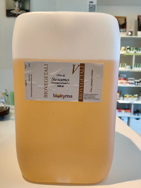 Sesamöl (Sesamum indicum L.) 5000 ml . BIOVEGETAL | Kaufen auf Ricardo
