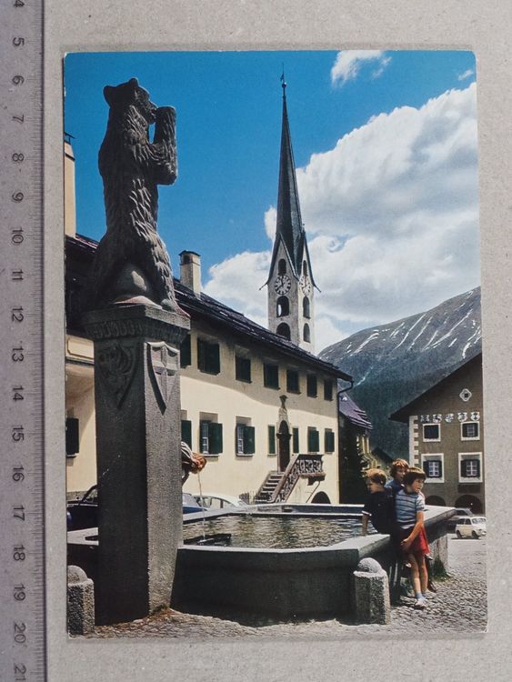 Zuoz, Brunnen, belebt, Kinder (Gebraucht) in Lenzburg für CHF 2 – mit Lieferung auf Ricardo kaufen