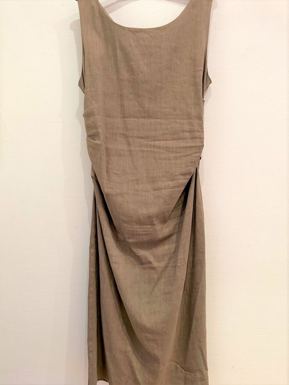 Belle robe en lin et viscose, jamais porté, Zara T/XL petit (Neuf (Voir ...