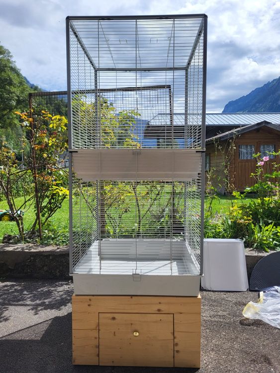 Ferplast Kleintierkäfig Furet Tower + Div Zubehör + Möbel (Gebraucht ...