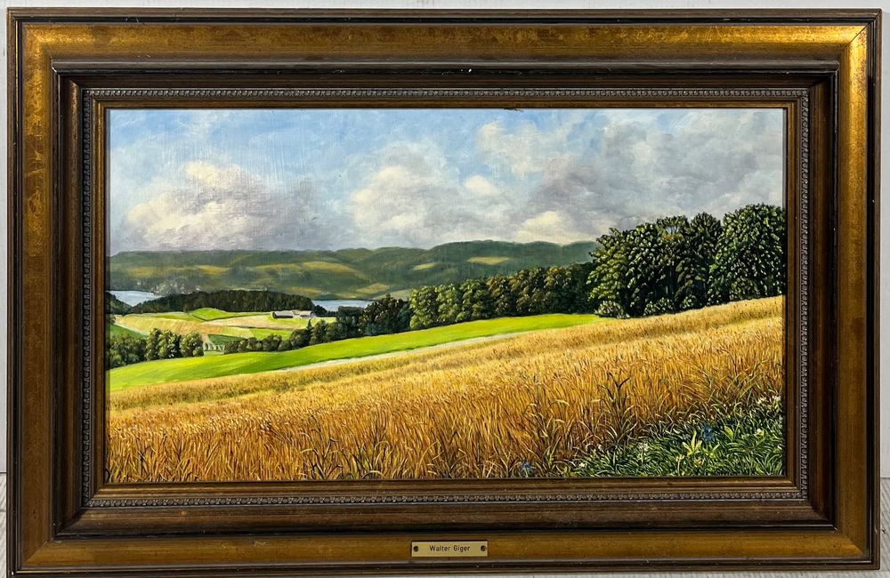 Walter Giger - Landschaft Ölgemälde auf Holz (Gebraucht) in Root für ...