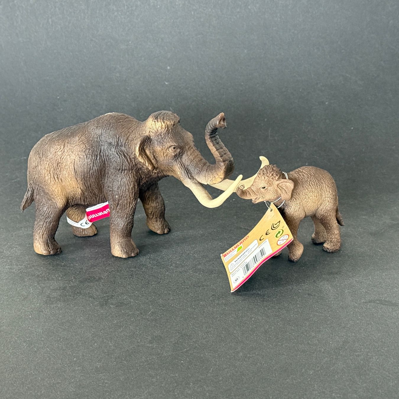Bullyland Mammut und Junges gross klein ähnlich wie Schleich (Neu ...