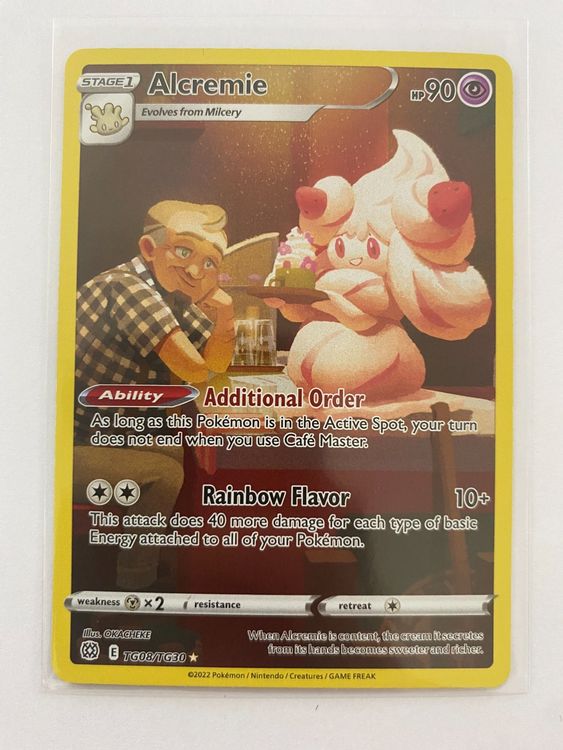 Pokemon Alcremie TG08/TG30 Brilliant Stars EN (Neu (gemäss Beschreibung ...