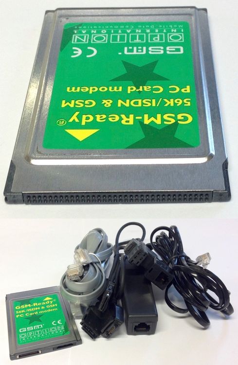 Option PC80 PC-Card PCMCIA Laptop Modem 56k | Kaufen auf Ricardo