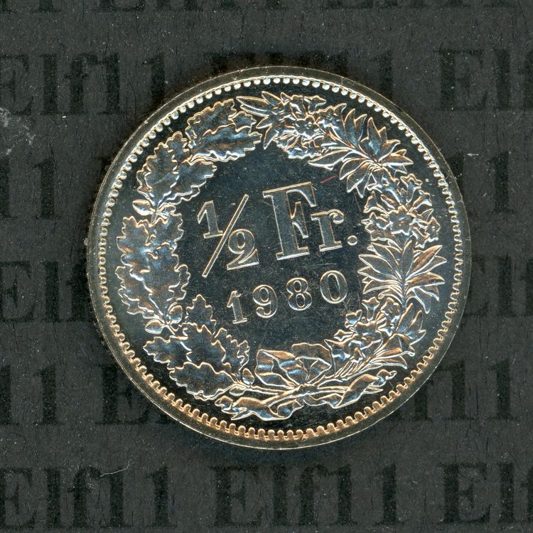 CHF___0.50 1980 stgl * nigelnagelneu! 50 Rappen (Neu (gemäss Beschreibung)) in Widnau für CHF 7 ...