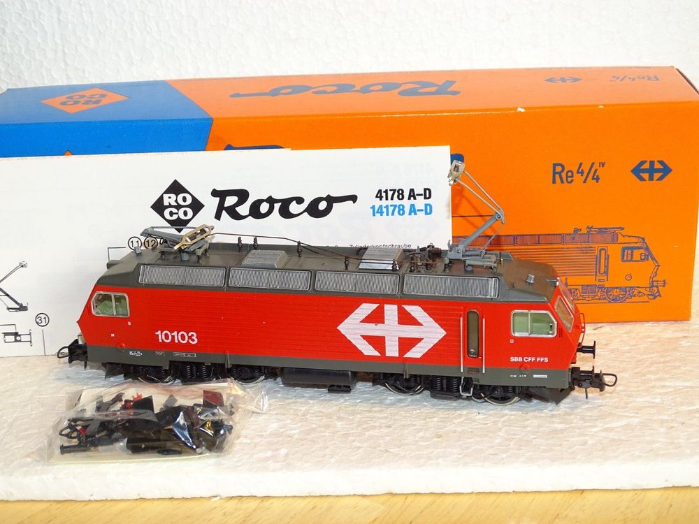 Roco 04178B, Re4/4, SBB, 10103, Rot, H0 | Kaufen auf Ricardo