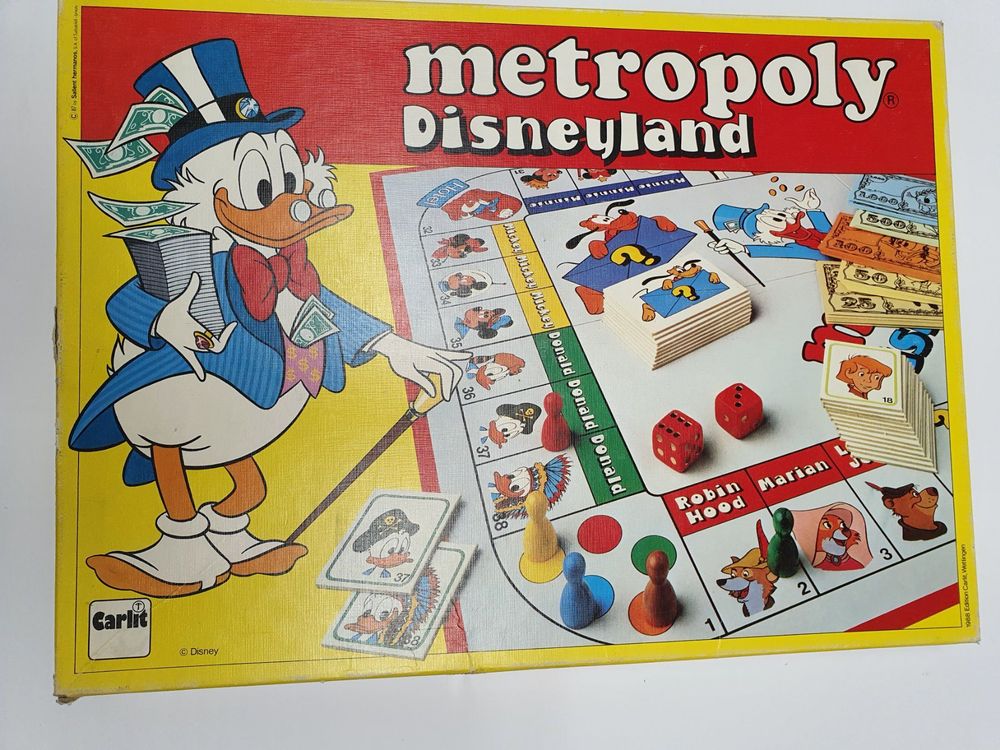 Metropoly Disneyland Brettspiel Monopoly (Gebraucht) in Oberdorf BL für ...