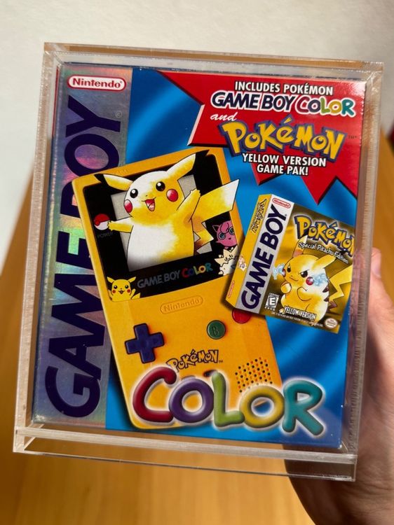 Sehr seltene Pokemon Yellow version game pak BOX gameboy (Gebraucht) in ...