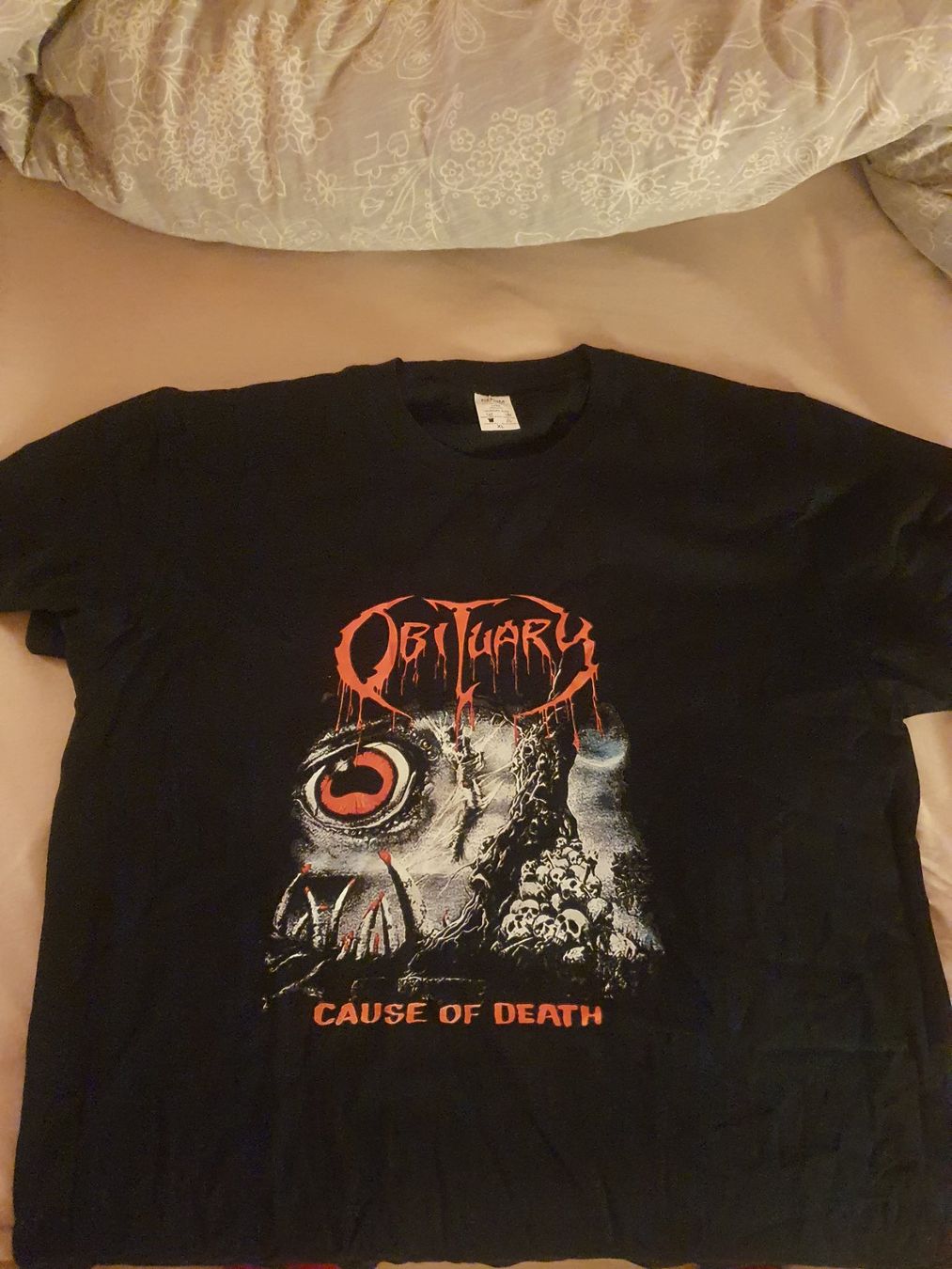 Obituary "Cause of Death" T-Shirt, Groesse XL, Neu! (Neu (gemäss Beschreibung)) in Grône für CHF ...