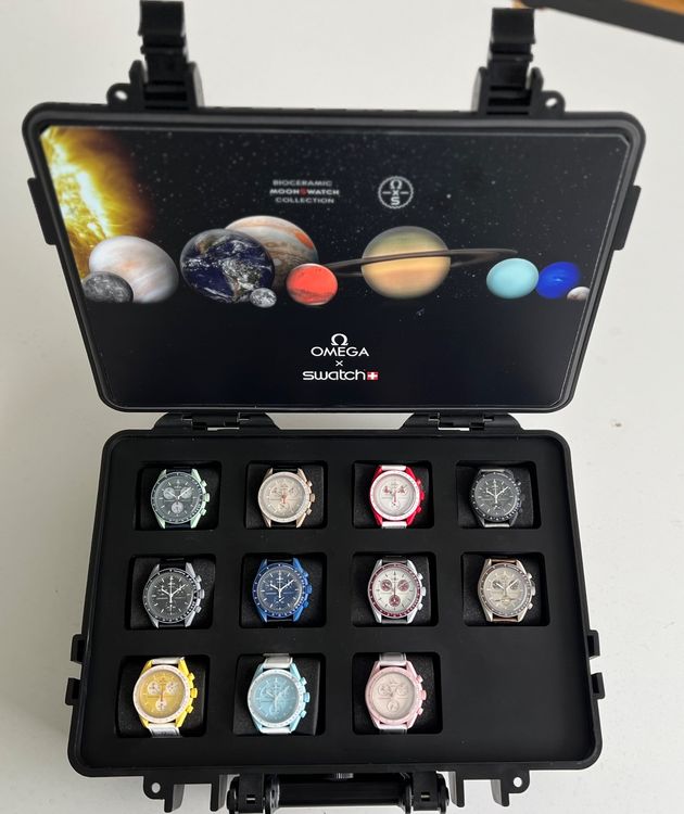 Set Complet Swatch x Omega avec coffret custom (11 pièces) (Neu (gemäss ...