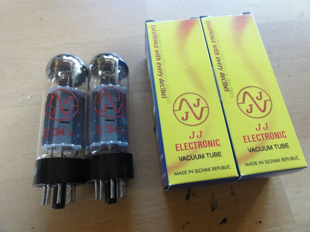 2x JJ Electronic E34L Röhren Tubes gematchtes Paar nie gebr. | Kaufen ...