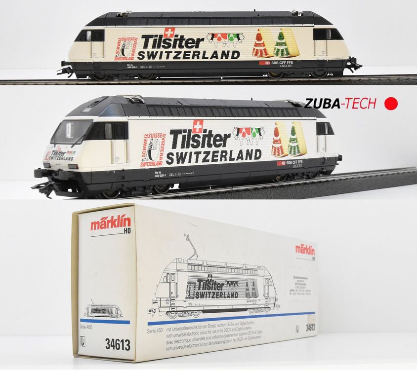 Märklin 34613 E-Lok Re 460 Tilsiter SBB H0 GS Analog mit OVP | Kaufen ...