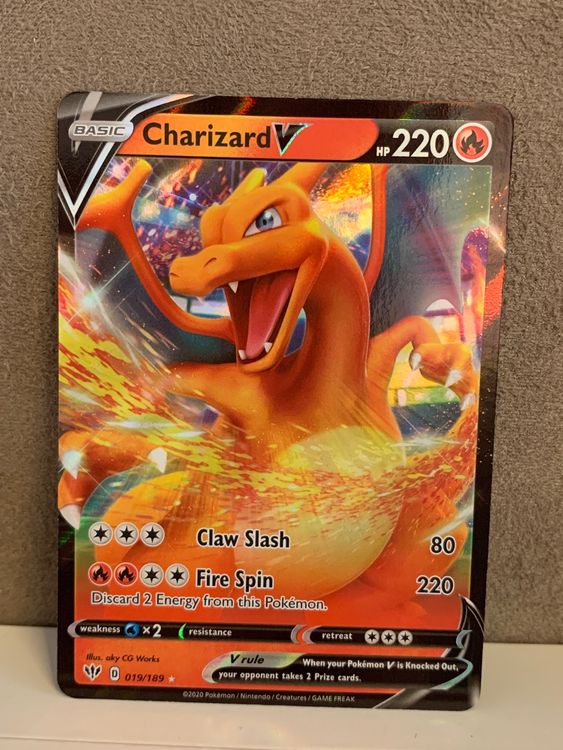 Charizard V ENG Darkness Ablaze Pokemon 019/189 | Kaufen auf Ricardo
