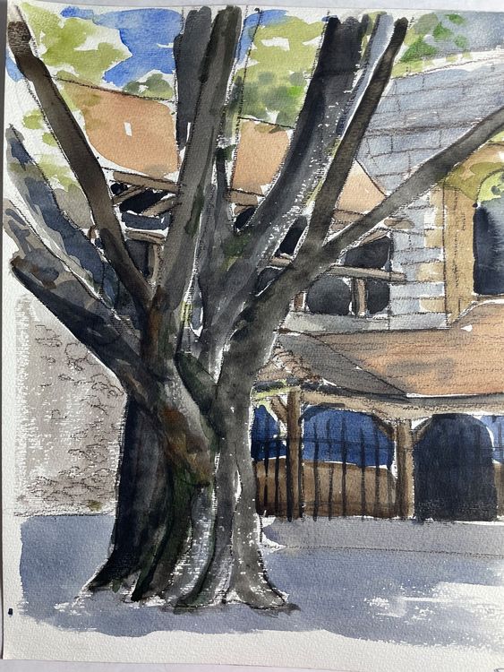 Aquarell Von Leo Kalmus (1904-1986) Nachlass (Gebraucht) in Baar für ...