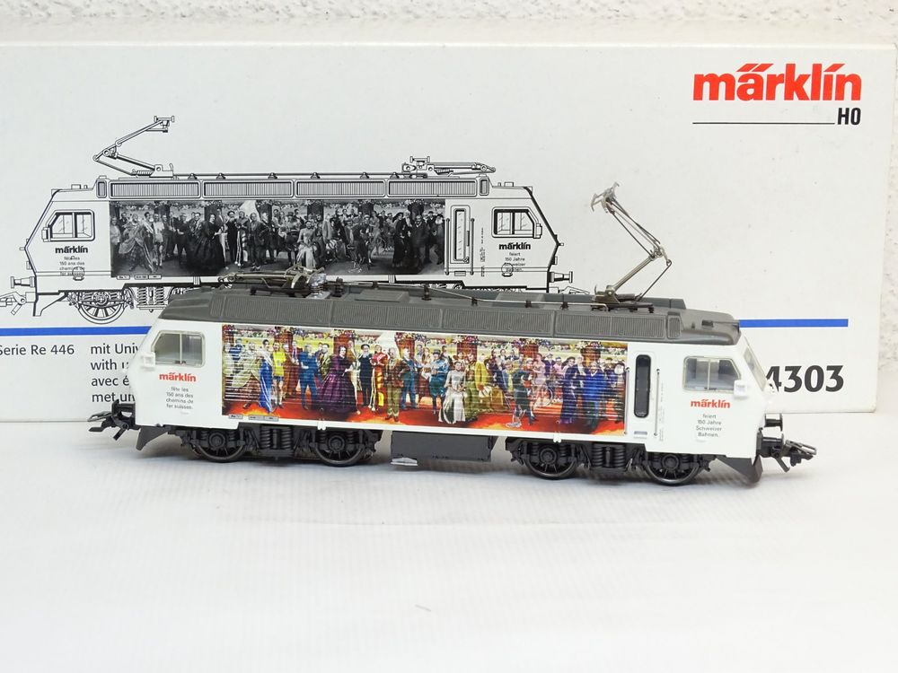 Märklin 34303 Re446, RE4/4, 150 Jahre SBB, Delta, H0,WS/AC | Kaufen auf ...