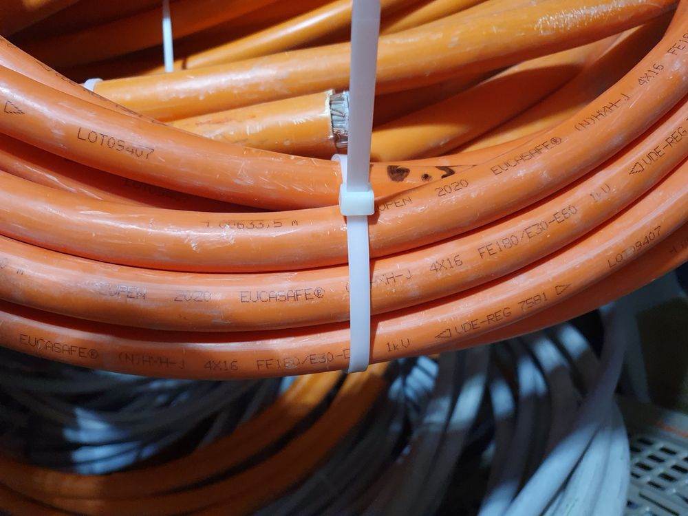 Kabel 4G16 4x16 3LNPE 16.5m Verlegekabel Installationskabel (Gebraucht ...
