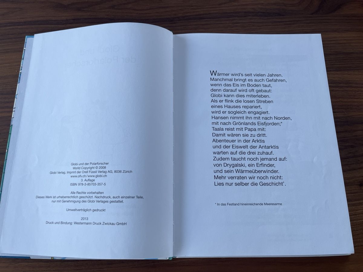 Globi und der Polarforscher (Gebraucht) in Altendorf für CHF 9 – mit ...