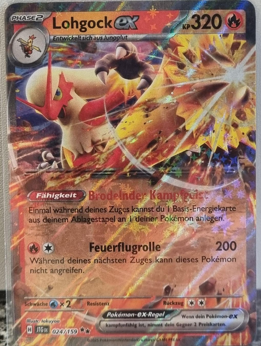 Pokémon – Blaziken ex 🇩🇪 - JTG-024 - Journey Together (Gebraucht) in ...