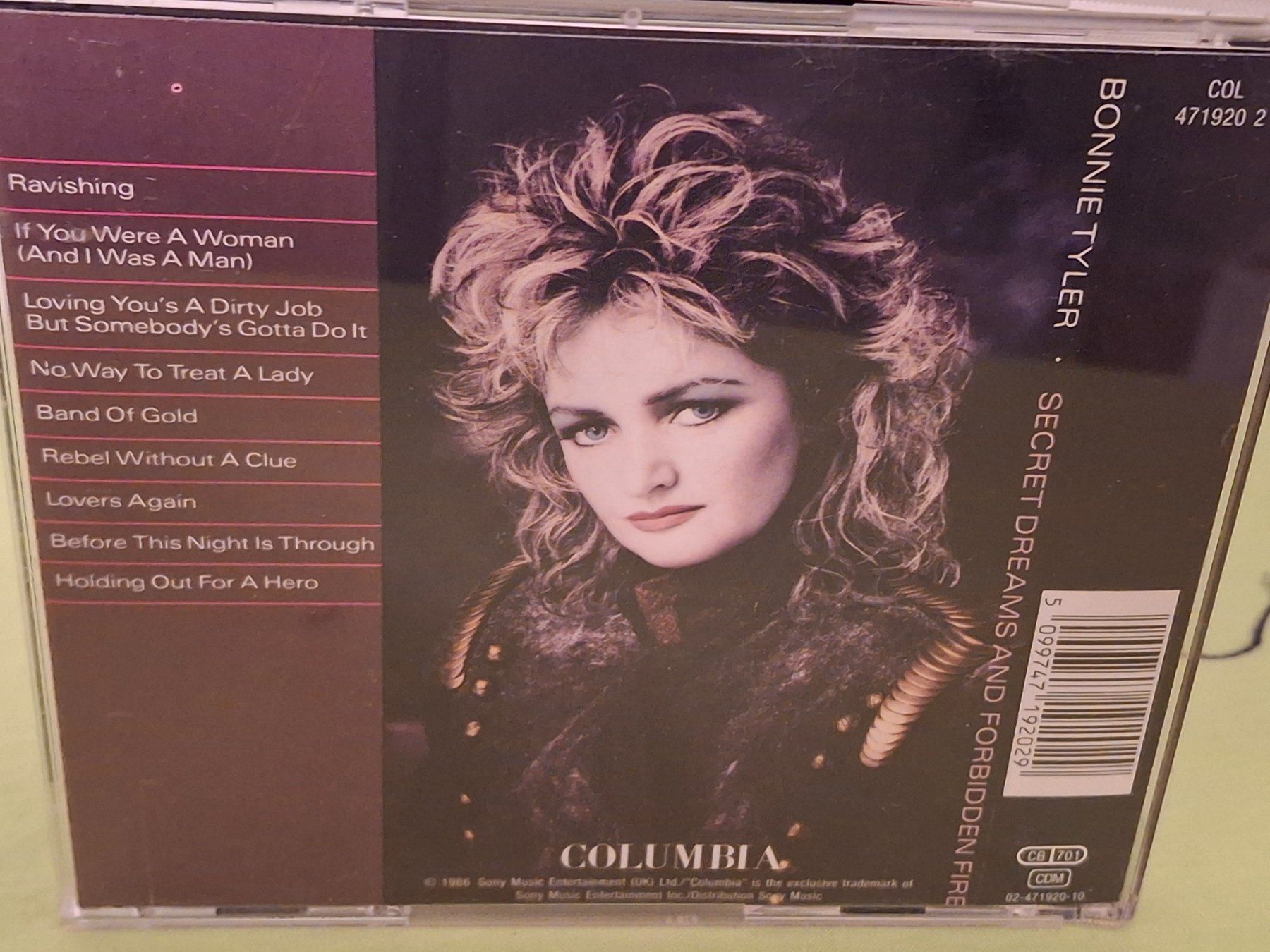 Bonnie Tyler CD - Secret Dreams & Forbidden Fire 🟨 (Gebraucht) in ...