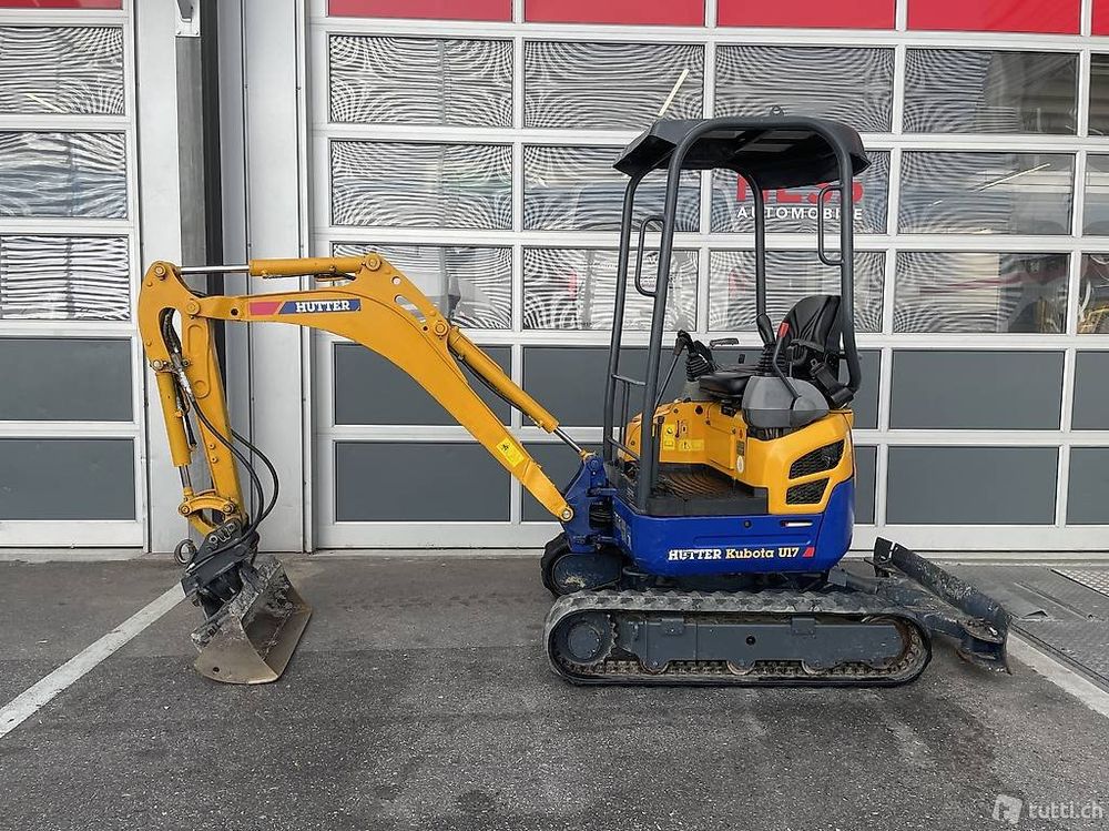 Kubota Hutter Bagger Minibagger 1.7t Baustelle Werkstatt (Gebraucht) in ...