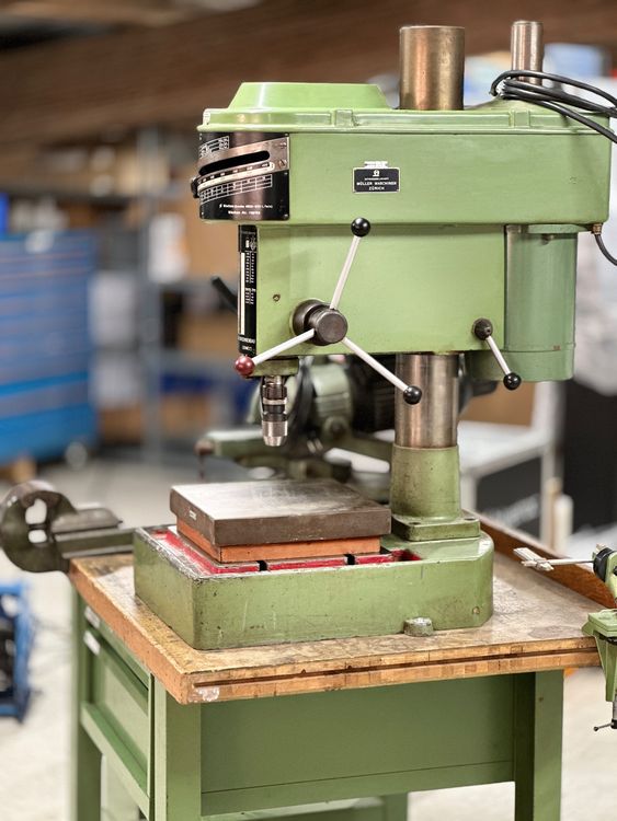 Fehlmann Ständerbohrmaschine Mit Kreissäge und Werkzeug (Gebraucht) in ...