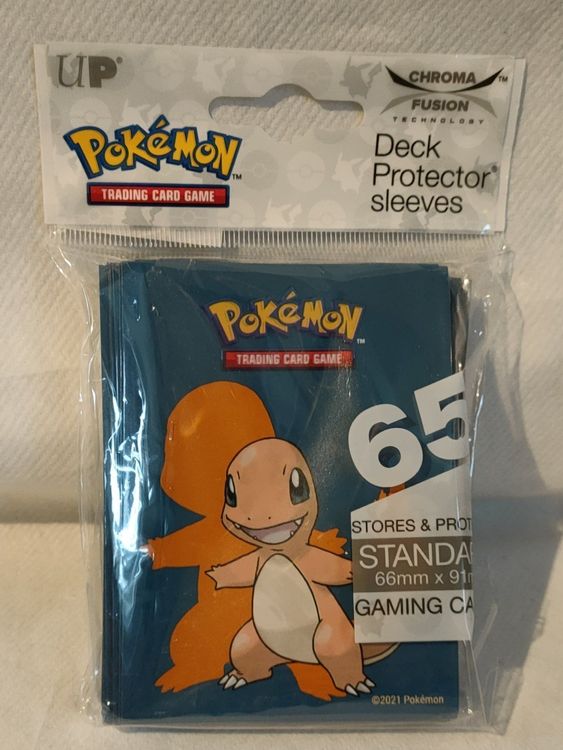 65x Sleeves for Pokemon Cards Charizard protection Dracaufeu | Kaufen ...