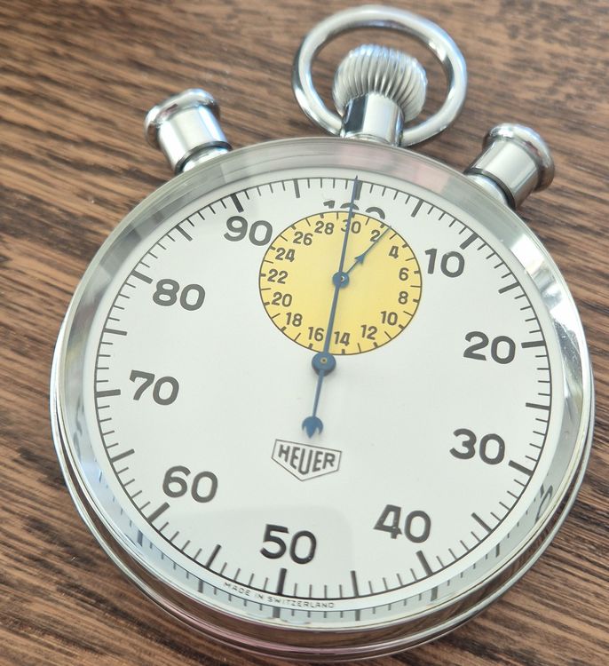 Heuer Stoppuhr Rattrapante als Sammlerstück (Neu (gemäss Beschreibung ...