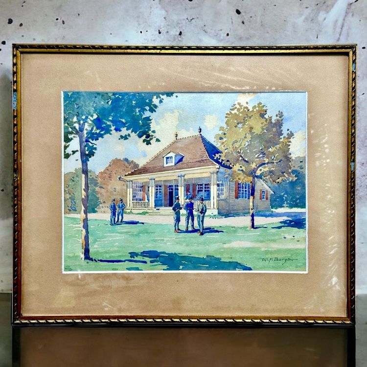 WILLY FRIEDRICH BURGER (1882-1964) Aquarelle sur papier (Gebraucht) in Morges für CHF 155 – mit ...