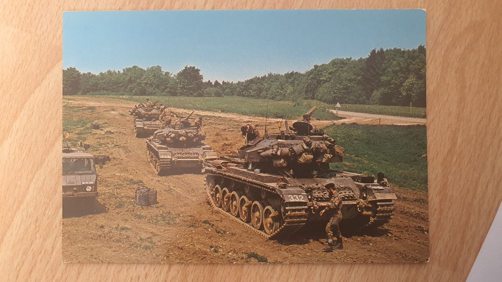 Panzer char Centurion 55-57, belebt, gelaufen, Feldpost | Kaufen auf ...
