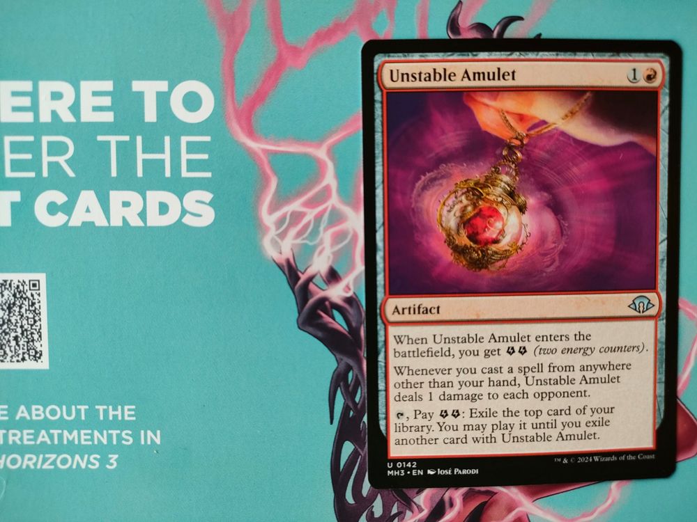 MTG - Unstable Amulet - MH3 - Uncommon (Neu (gemäss Beschreibung)) in ...