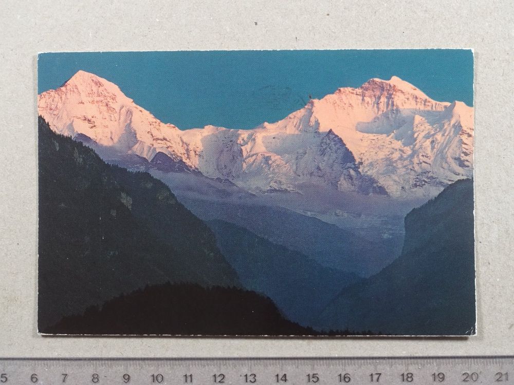 Interlaken, Mönch, Jungfrau, 1989 (Gebraucht) in Lenzburg für CHF 2 – mit Lieferung auf Ricardo ...