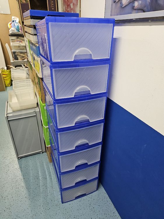 Rotho Schubladenelement blau (Gebraucht) in Benzenschwil für CHF 48 ...