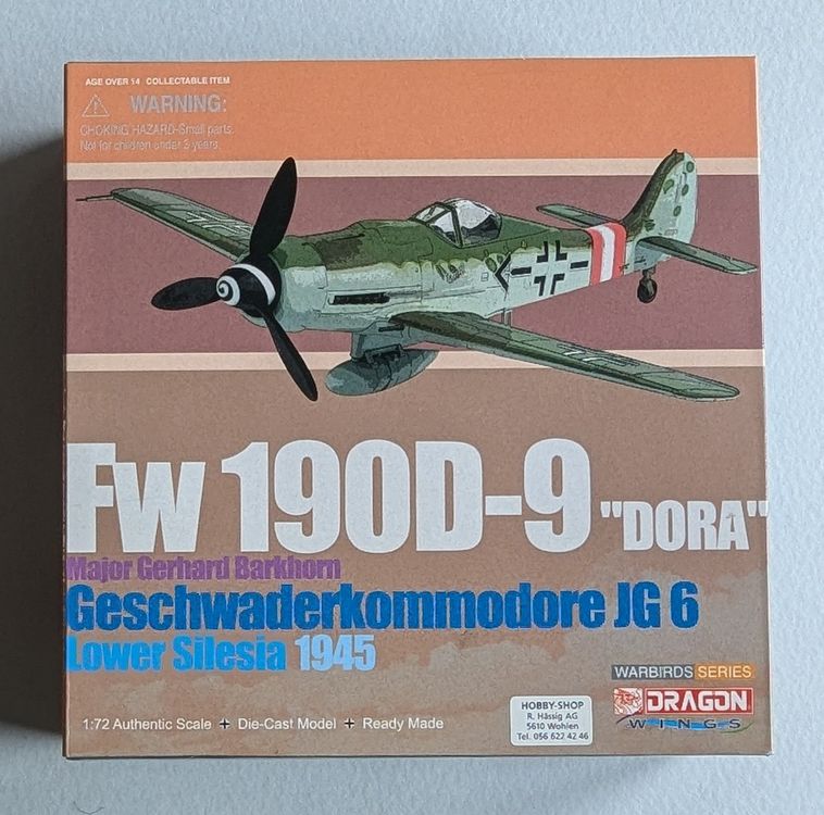 Dragon Warbirds FW 190D-9 JG 6 Modellflugzeug 1/72 (Neu (gemäss ...