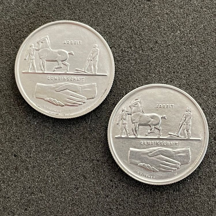 2 x 5 Franken Schweiz Silber Landi 1939 (Gebraucht) in Reitnau für CHF 52 – mit Lieferung auf ...