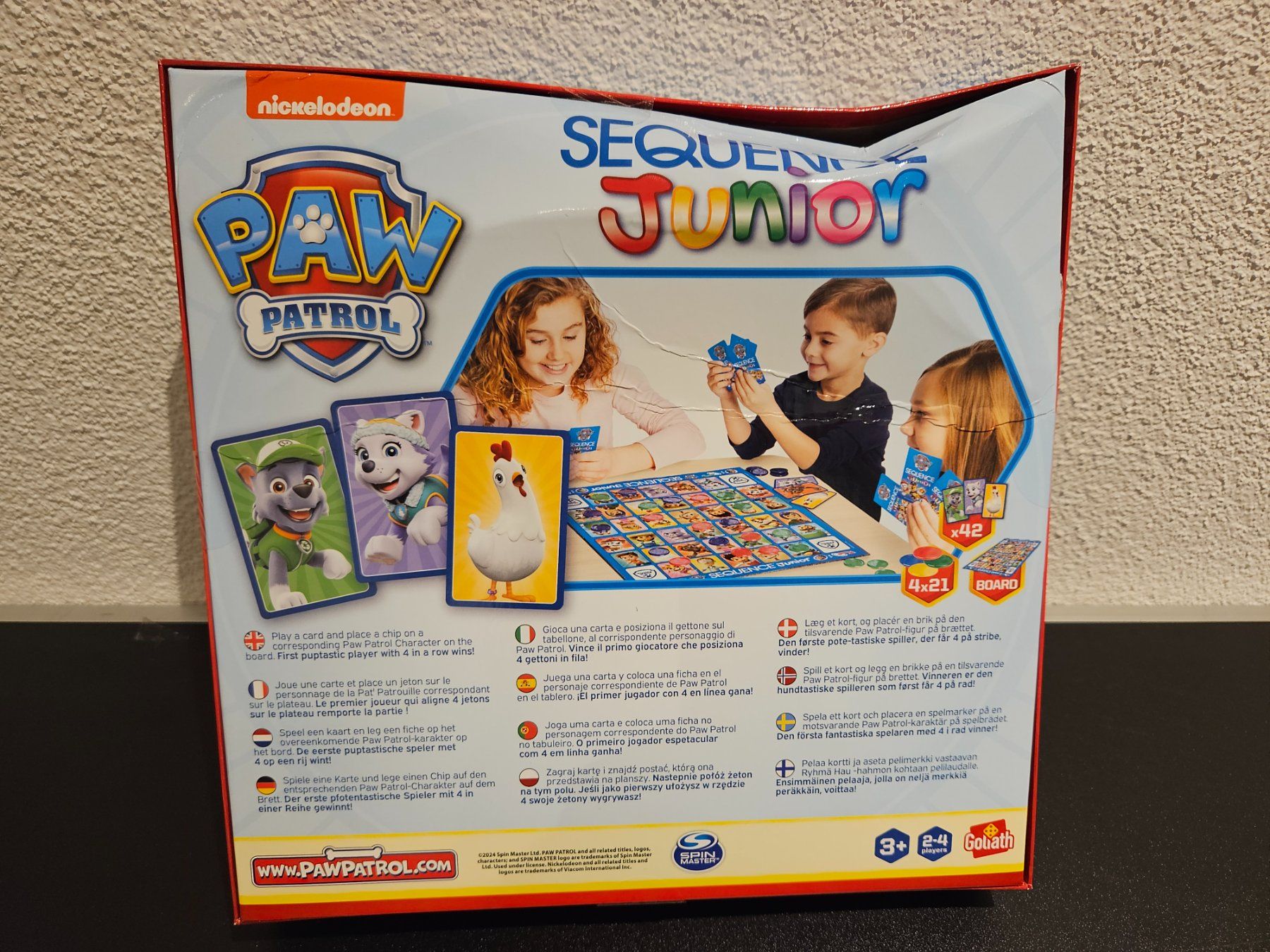 Neu - Goliath - Sequence Junior Paw Patrol(Verp. Beschädigt) (Neu und ...