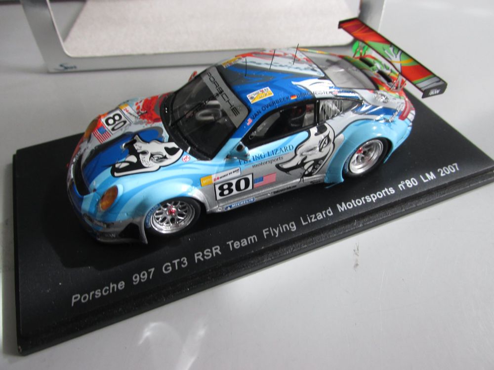 Porsche 997 GT3 RSR #80 Team Flying Lizard Spark 1:43 OVP (Neu und originalverpackt) in ...