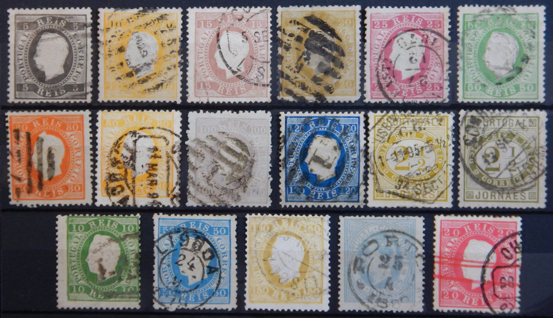 Portugal ex. Kat. 34-60 gest. 1870/84 Kat. 600 Euro (Gebraucht) in ...