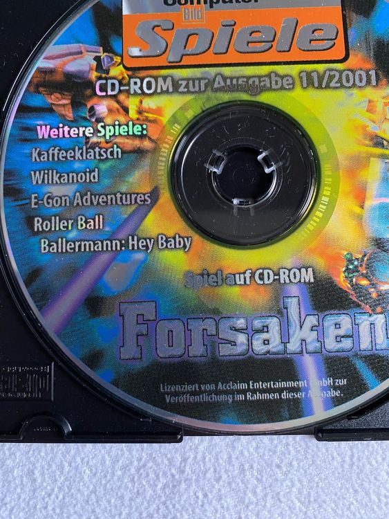 Retro PC Game: Computer Bild Spiele 2001 / Forsaken usw (Gebraucht) in ...