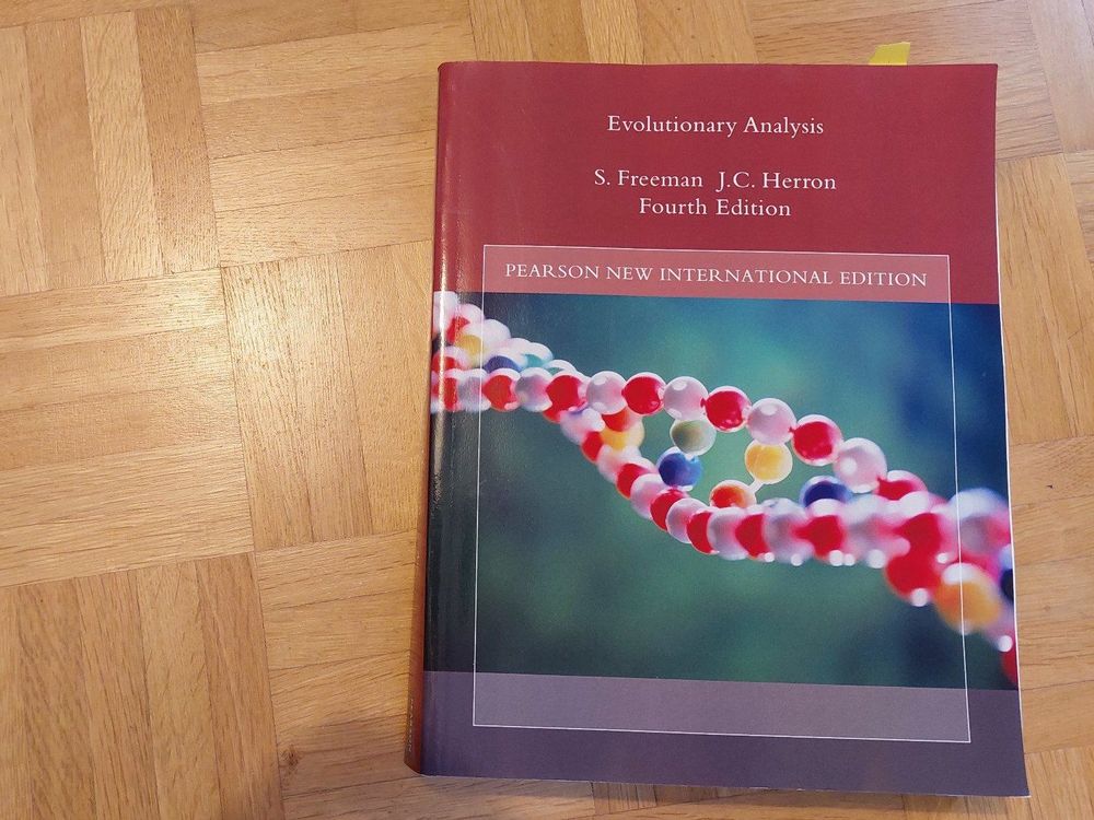 Evolutionary Analysis, S. Freeman (Buch Evolutionsbiologie) | Kaufen ...