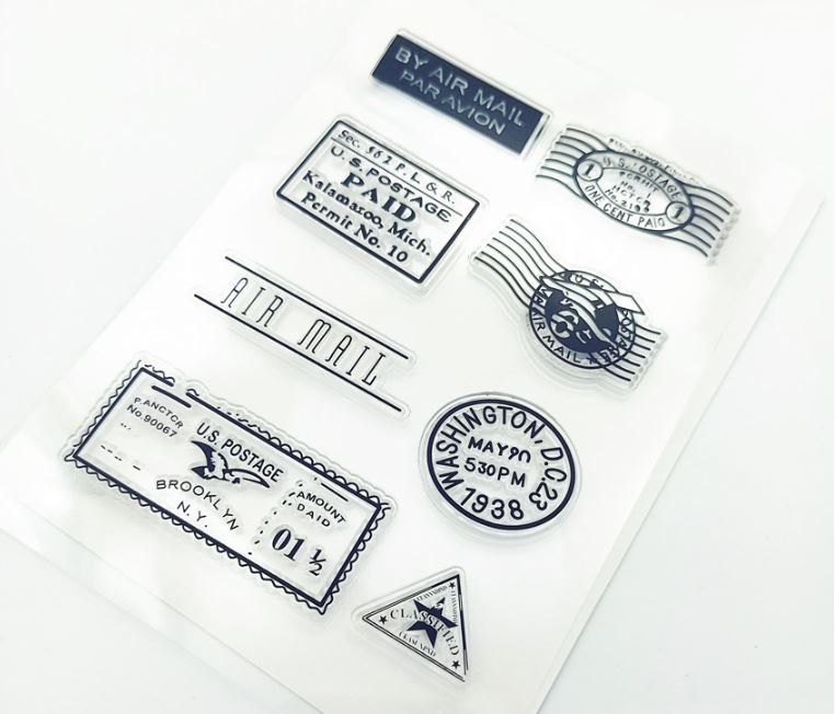 Neues Motivstempel-Set Post-Stempel, Briefstempel NEU (Neu und ...