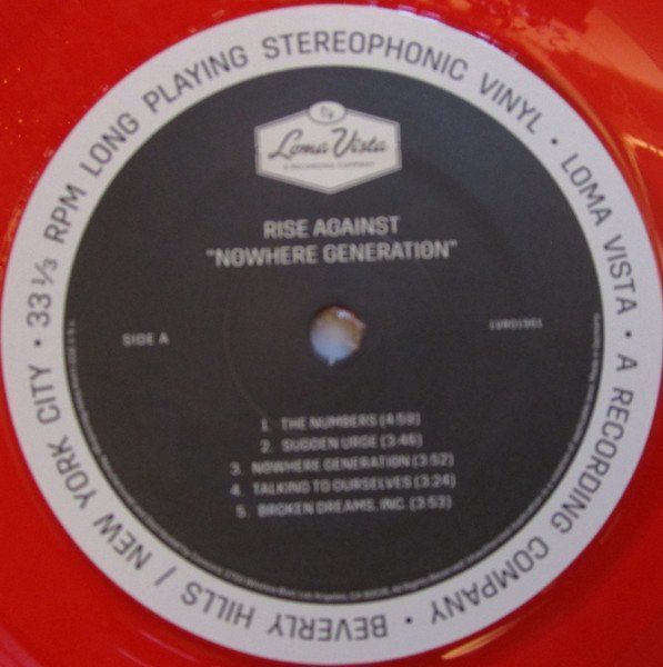 Rise Against:Nowhere Generation-Limited Red Vinyl-vergriffen | Kaufen ...