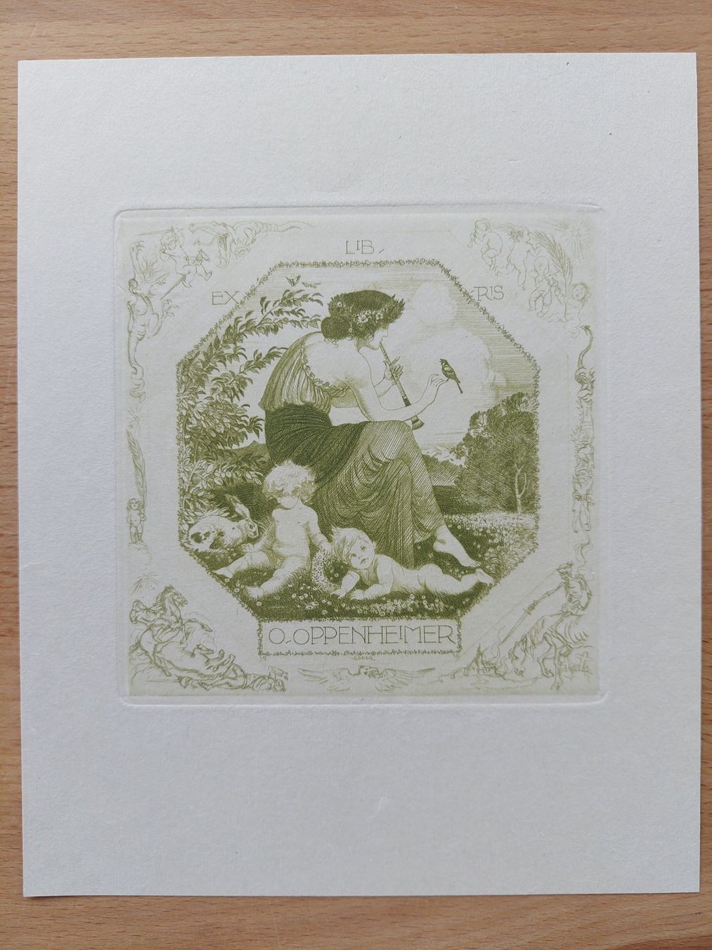 Exlibris Alfred Soder - Original Radierung 1915 (Gebraucht) in Obfelden ...